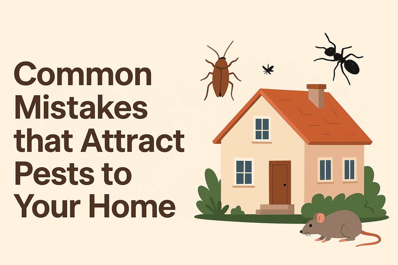 Common Mistakes Attracting Pests to Your Home